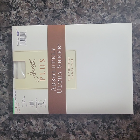 Hanes | Accessories | Hanes Plus Absolutely Ultra Sheer Pearl Size 45 ...